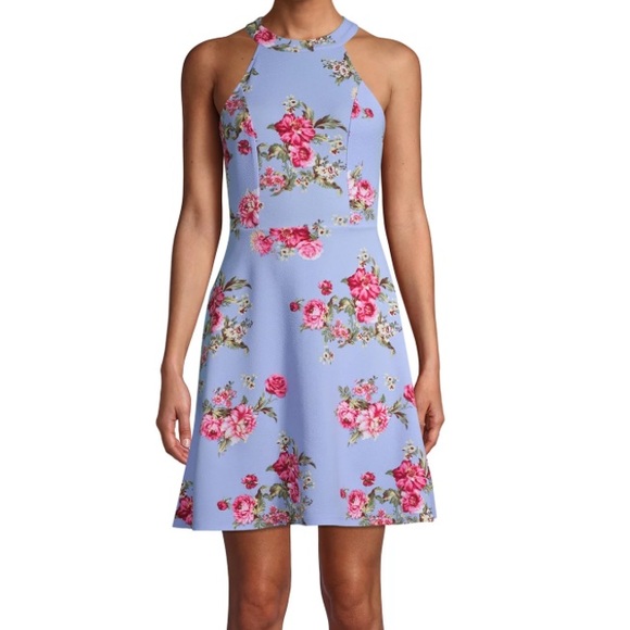 No Boundaries | Dresses | Nwt No Boundaries Floral Halterneck Dress ...